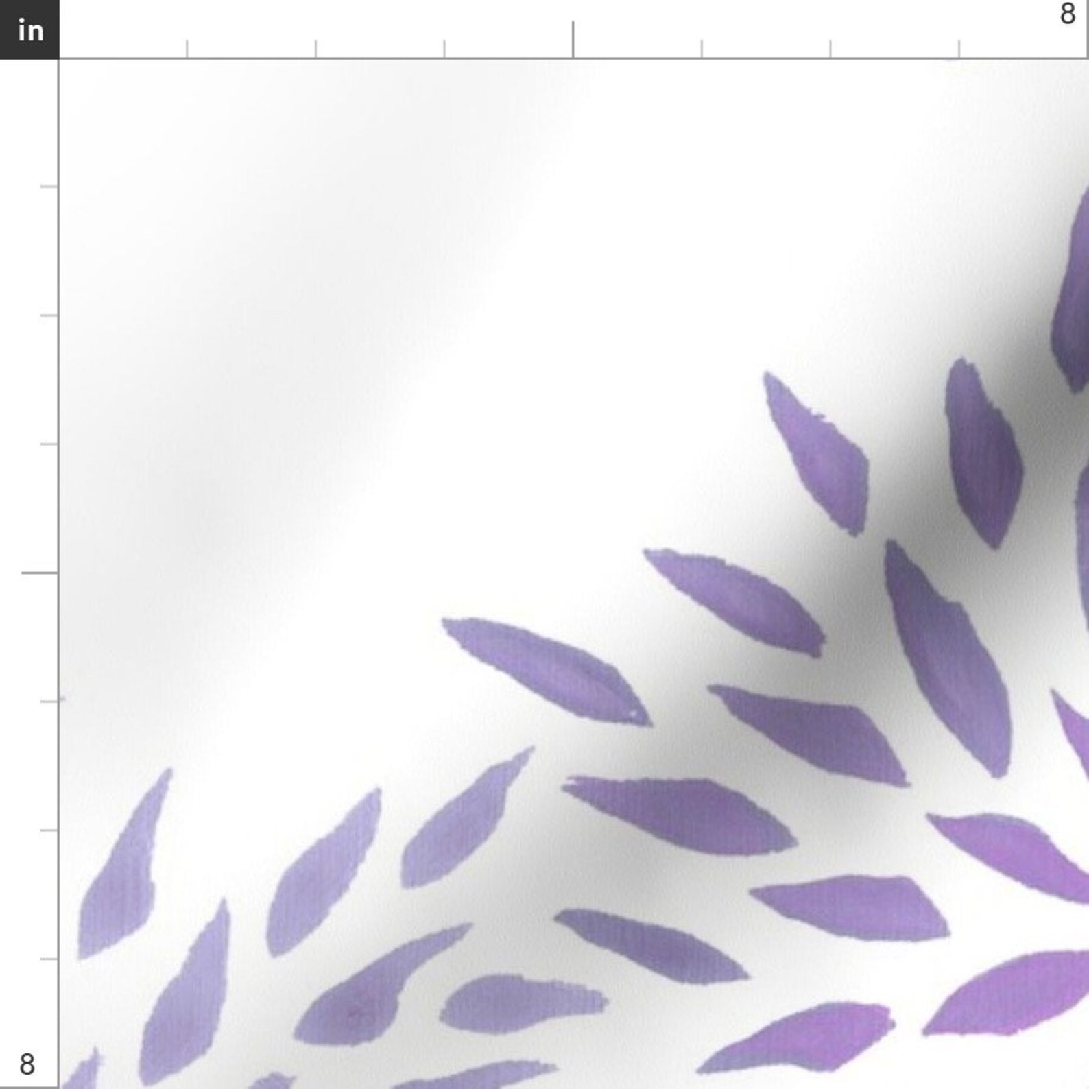 Mums Fabric Summer Mums in Lilac by Domesticate Watercolor | Etsy