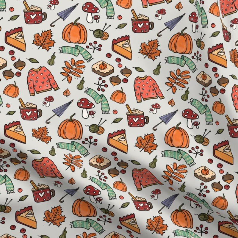 Autumn Fabric - Etsy