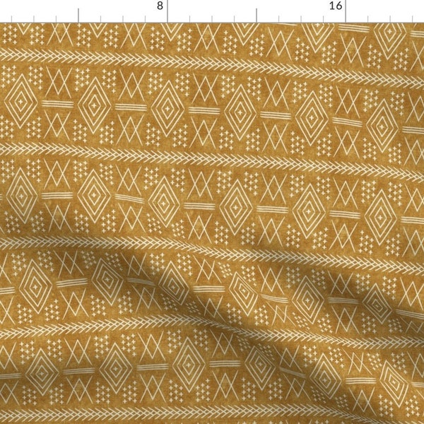 Mustard Fabric - Etsy