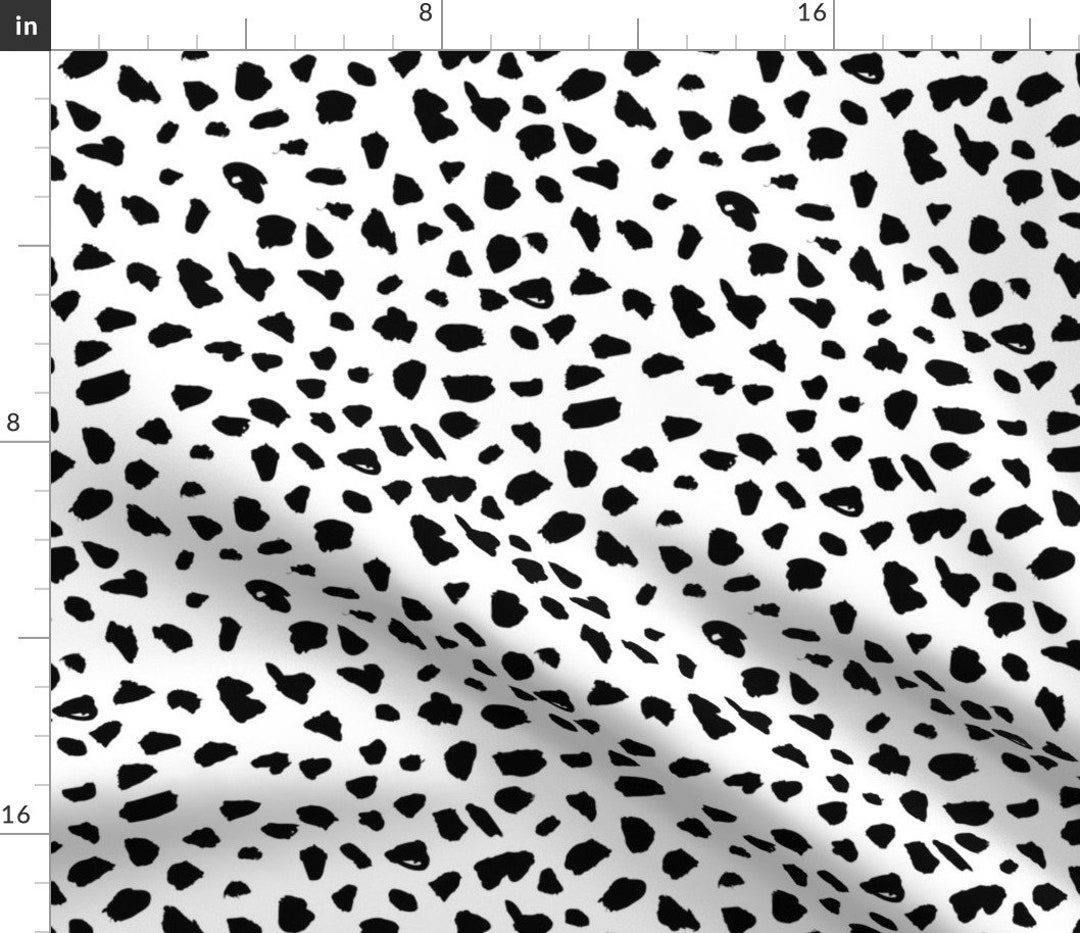 Black Fabric Dalmatian Spots by Littlesmilemakers White Spots Dots ...