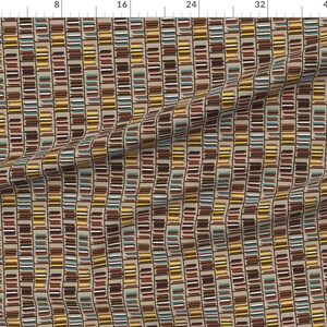 Books Library Literature Pattern Fabric Library by Lucy Elizabeth Book ...