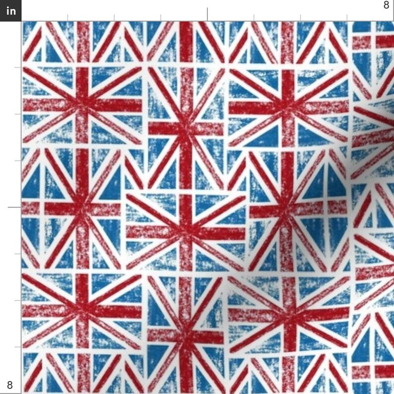 Abstract English Fabric Union By Graceful Abstract British | Etsy