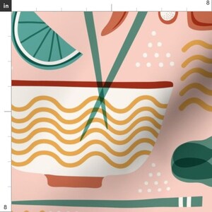 Ramen Fabric Pho Real by Heatherdutton Noodle Chili Eggs Food Recipe ...