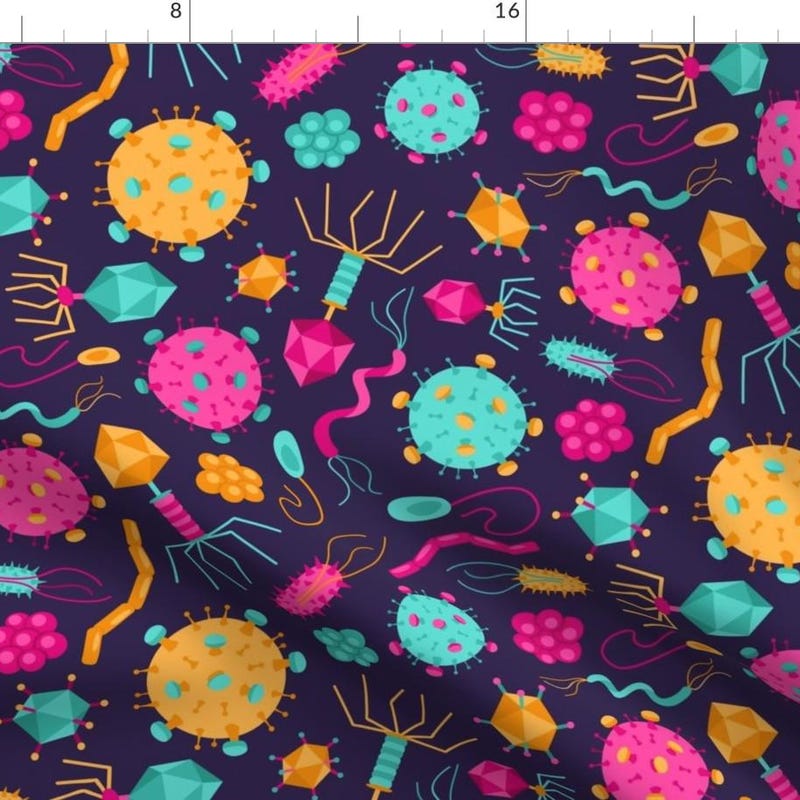 Biology Fabric - Etsy