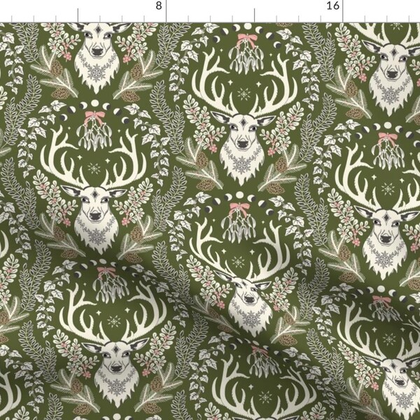 Stag Fabric - Etsy