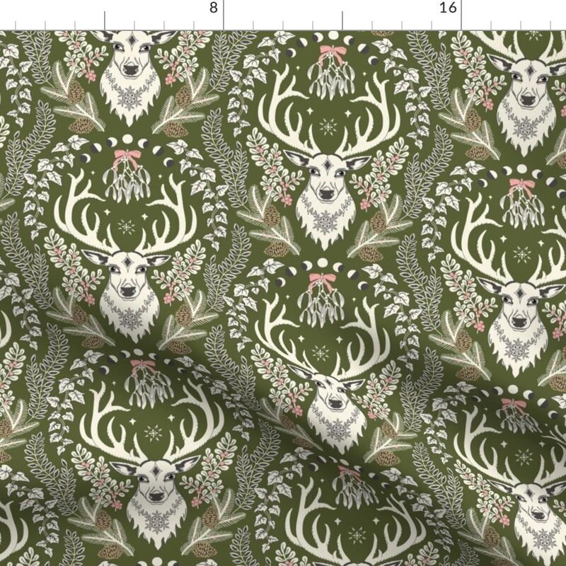 Stag Fabric - Etsy