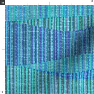Mid Century Abstract Fabric - Mod Lines Blue by Theodesign - Mod Lines ...