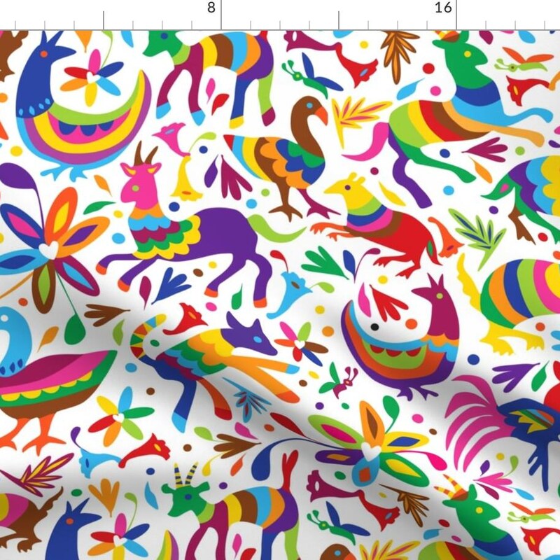 Mexican Fabric by the Yard - Etsy