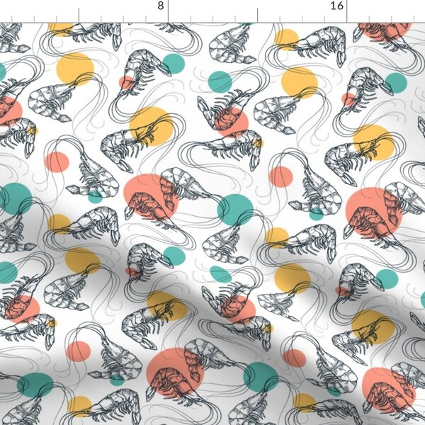 Shrimp Fabric - Etsy