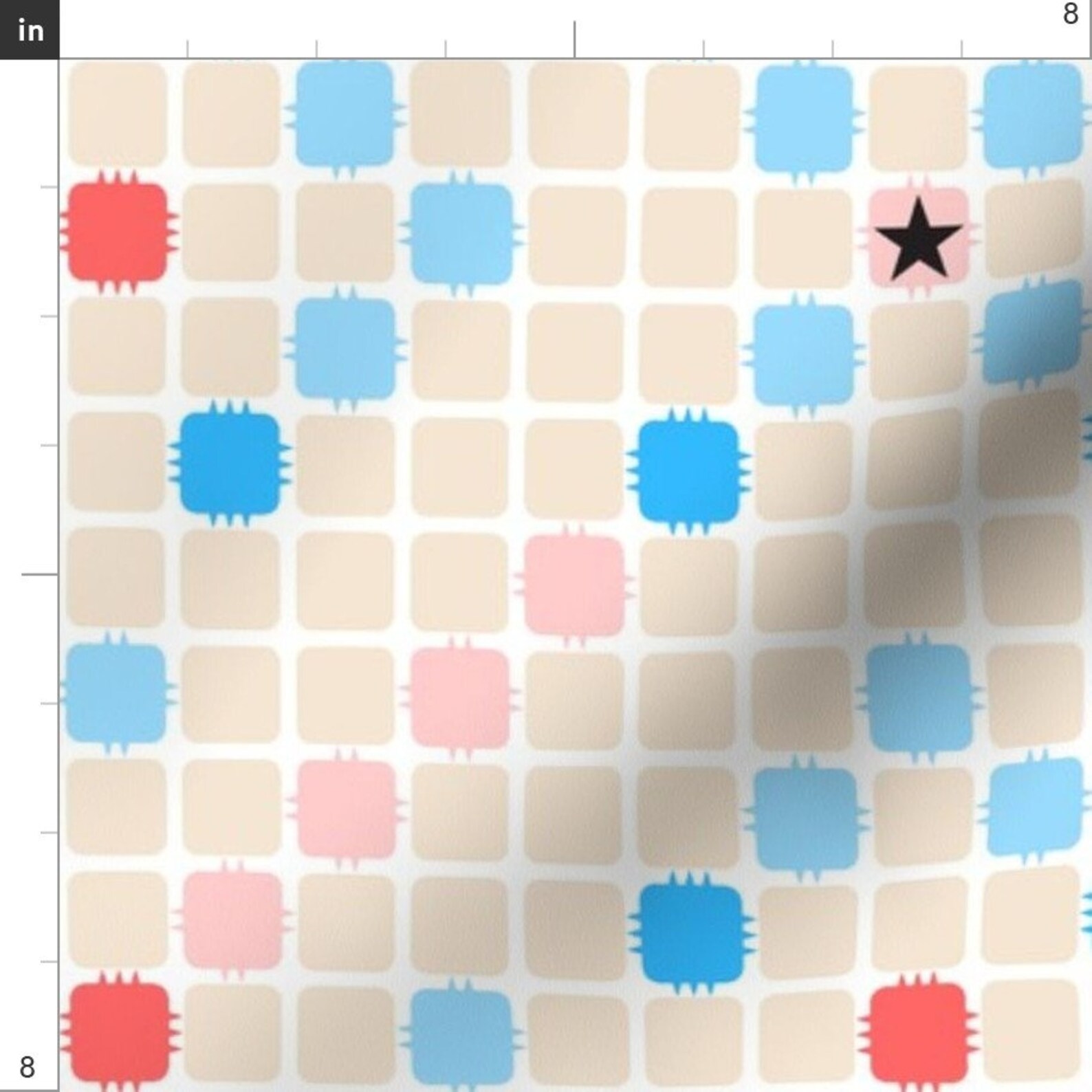 Word Games Fabric Tabletop Tile Board Game Family Fun | Etsy