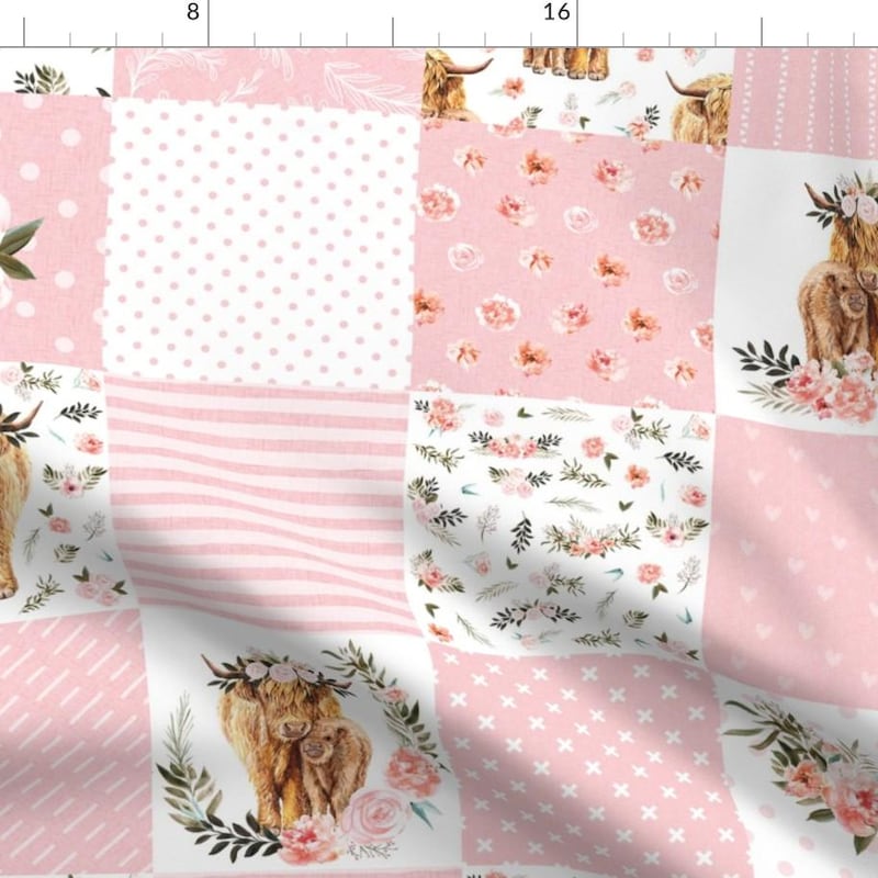 Cheater Quilt Blush - Etsy