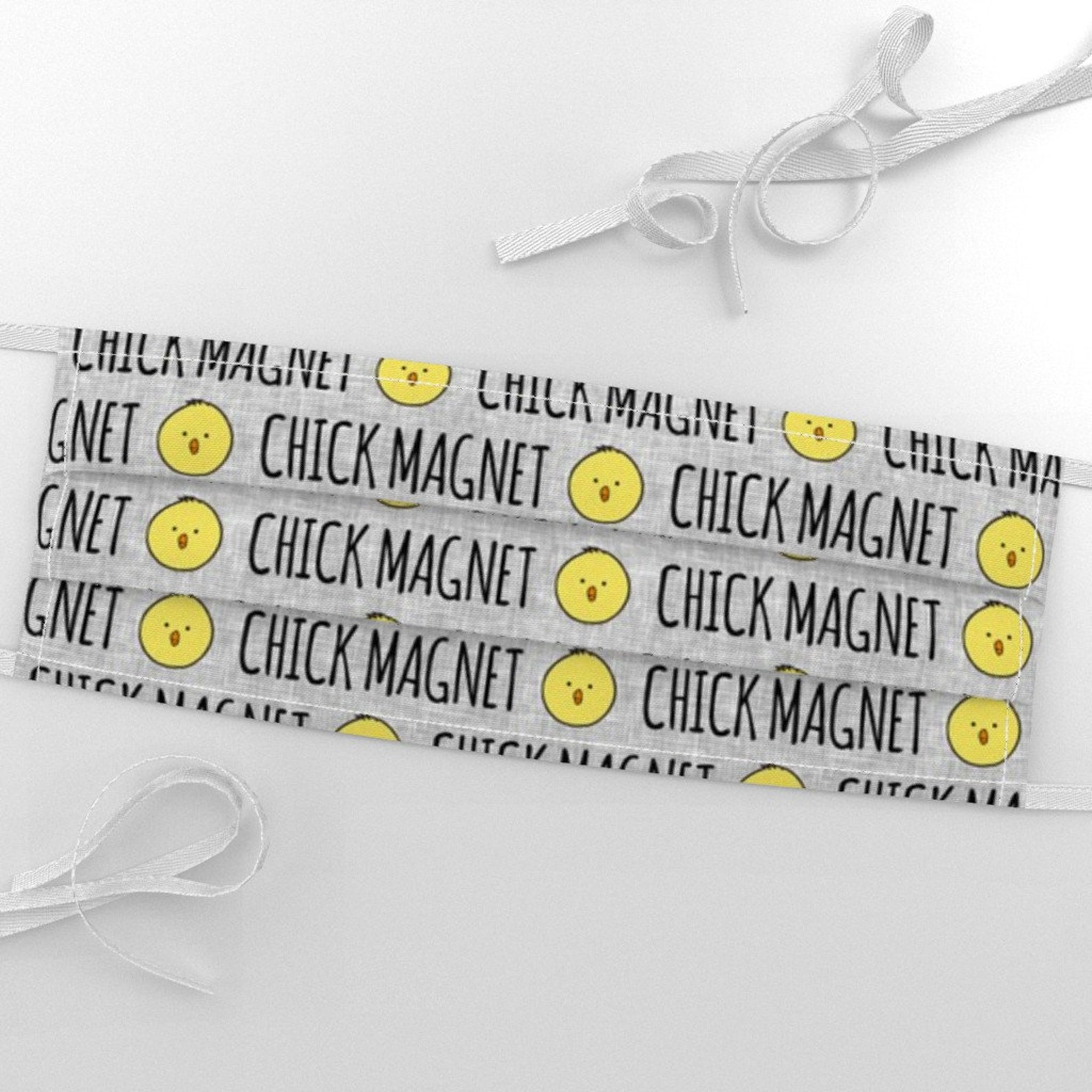 Chick Magnet Fabric Chick Magnet Light Grey By | Etsy