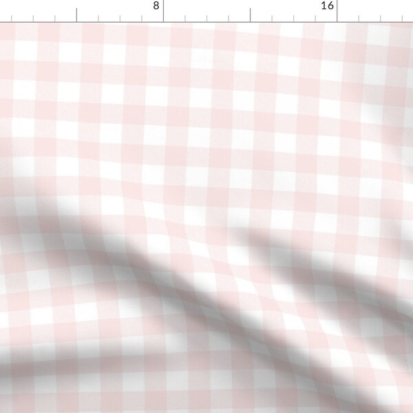 Pink Checks Fabric - Etsy