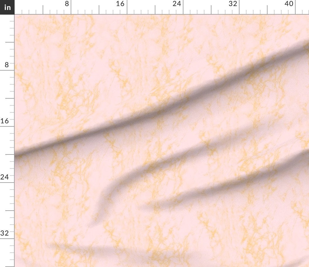 Rose Gold Marble Fabric Marble Rose Gold By Kimsa Blush | Etsy