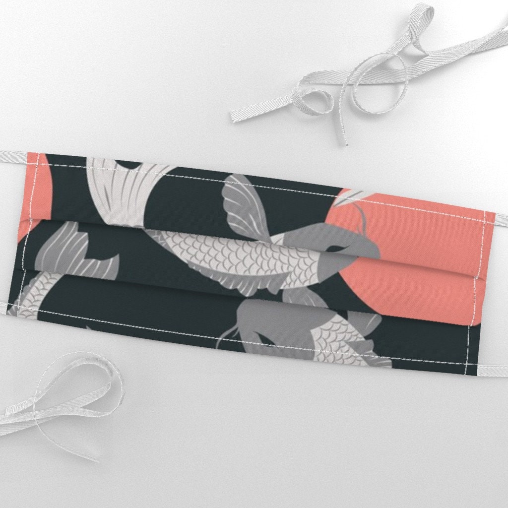 Carp Koi Fish Fabric Koi Fish Pattern By Bluelela Carp Koi | Etsy