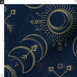 Solar Eclipse Fabric Bohemian Solar Eclipse Bohemian Tribal | Etsy