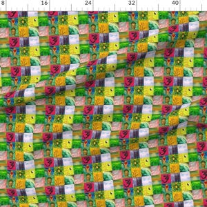 Buddha Fabric - Patchwork Buddha by Leahvanlutz - Patchwork Buddha ...