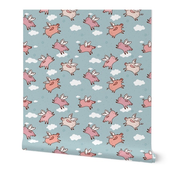 Flying Pigs Wallpaper