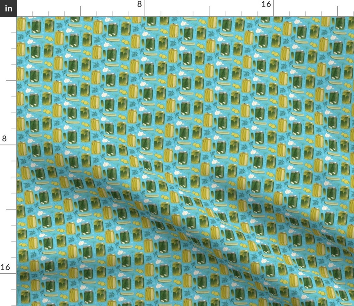 Pickle Fabric What's the Big Dill by Designs by Lisa K - Etsy