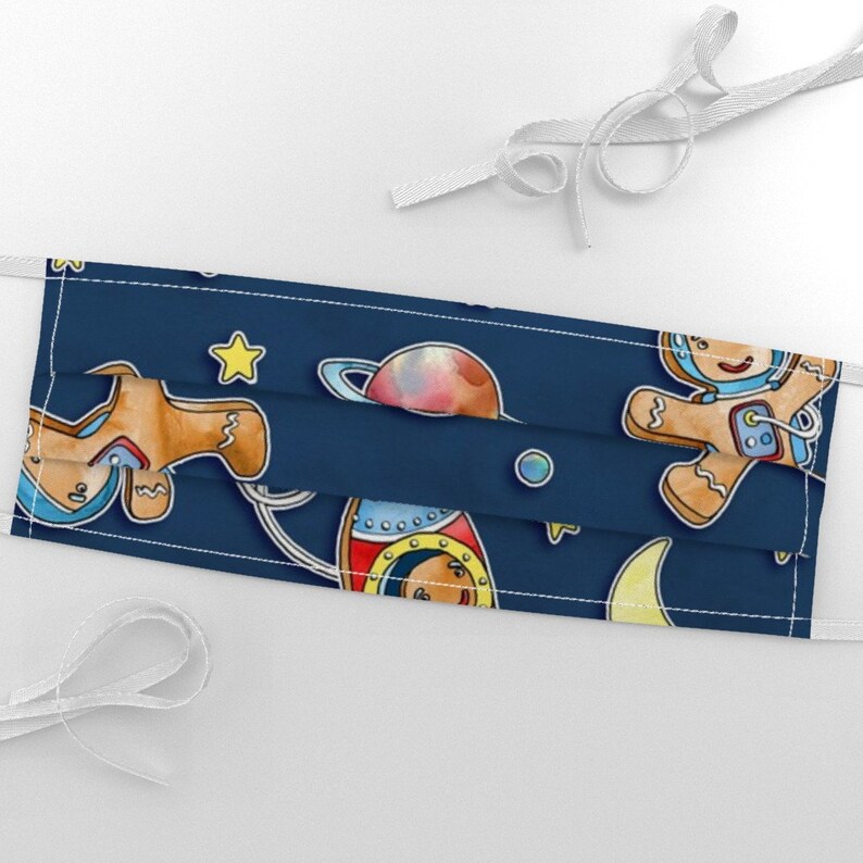 Gingerbread Man in Space Fabric Gingerbread Cookie | Etsy
