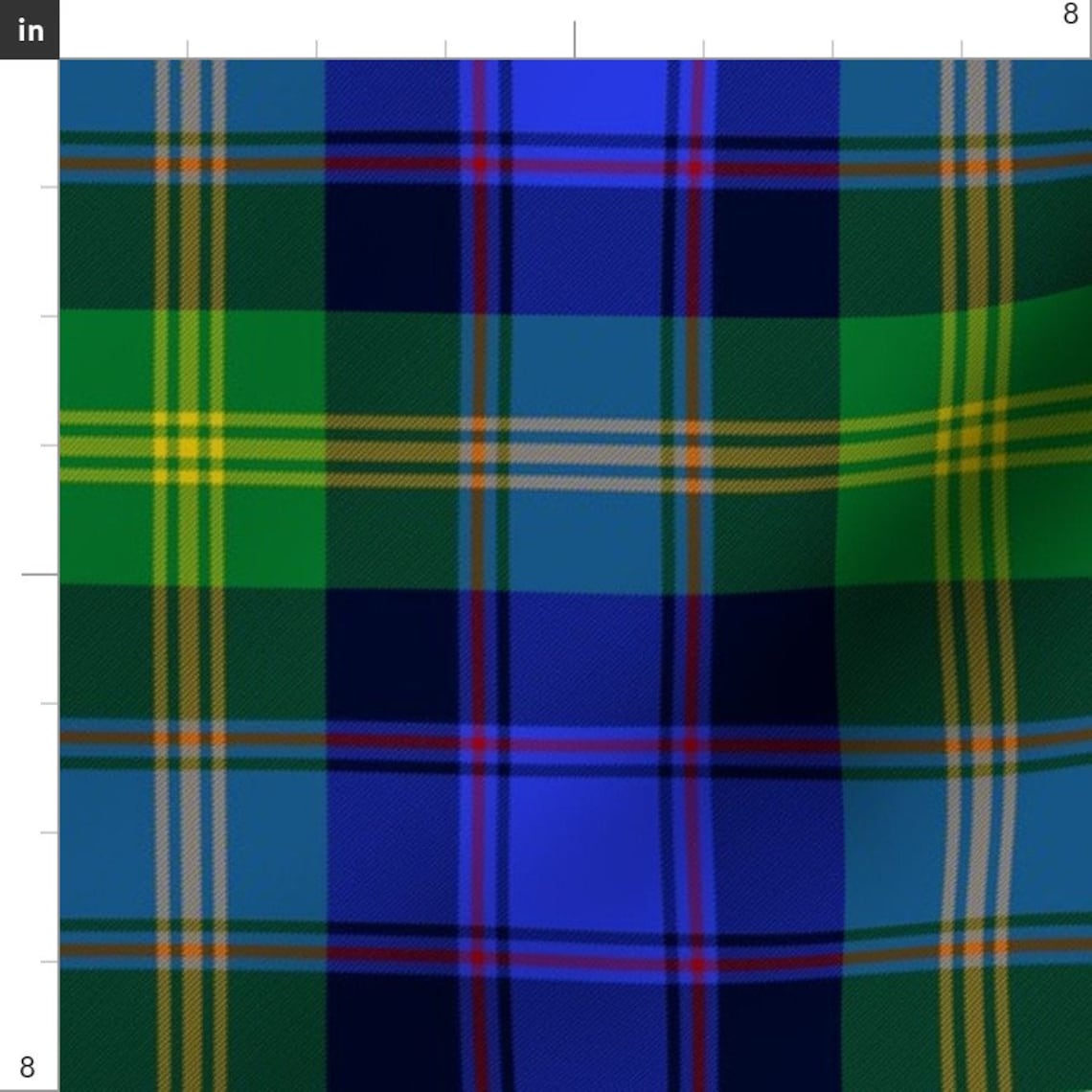Watson Fabric Watson Clan Tartan by Weavingmajor Watson - Etsy