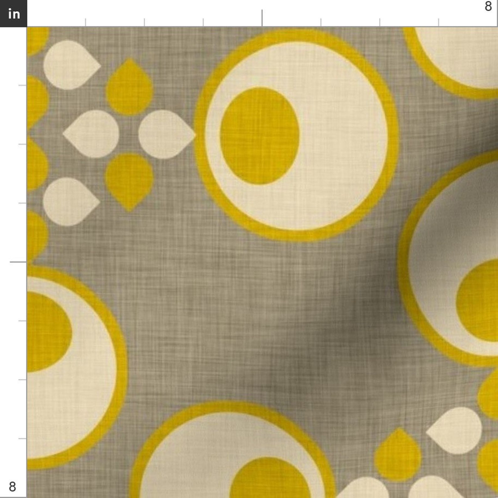 Mod Olives Fabric Olives Linen by Holli Zollinger Modern | Etsy