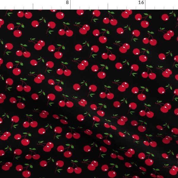Cherry Fabric - Etsy