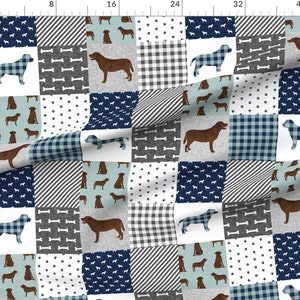 Labrador Fabric Labrador Retriever Chocolate Lab B Cheater - Etsy