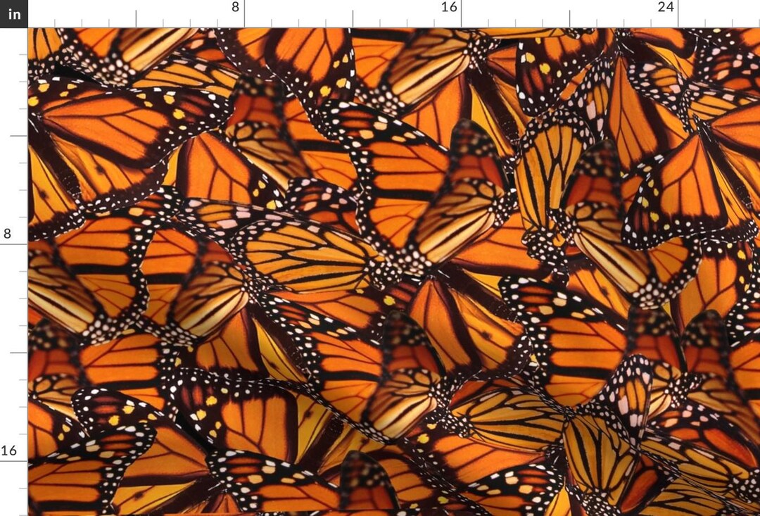 Monarch Butterflies Apparel Fabric - Monarch Butterfly by Jenfur ...