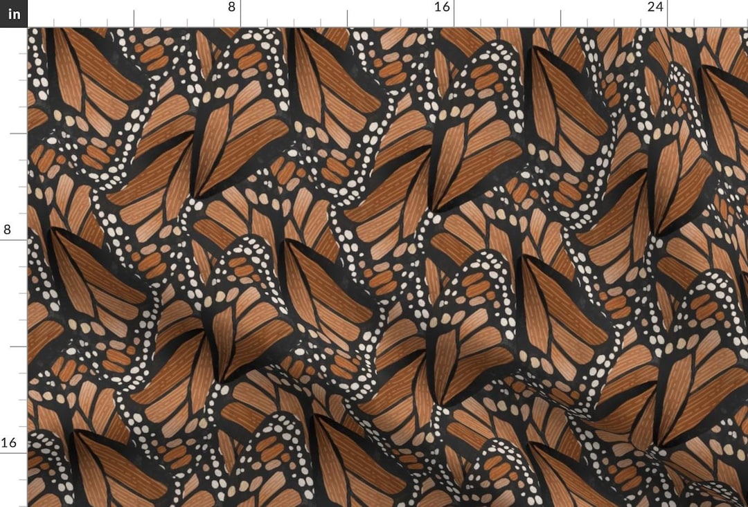 Monarch Butterfly Fabric - Monarch Wings by Ashleyinthestars - Nature ...