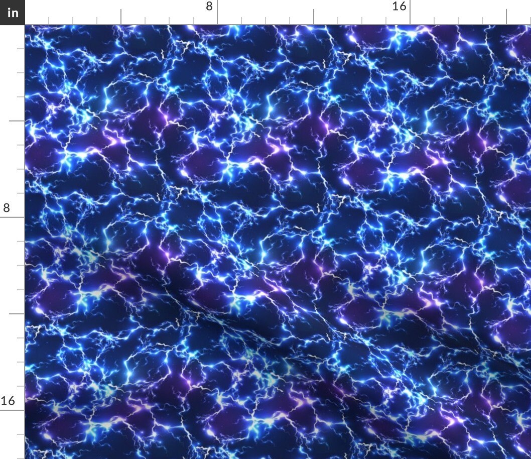 Lightning Fabric Lightning by Art of Sun Lightning | Etsy