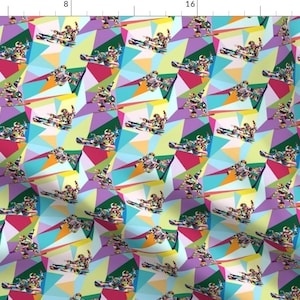 Snowboarding Fabric - Snowboarding Snow Day by Julia Diane ...