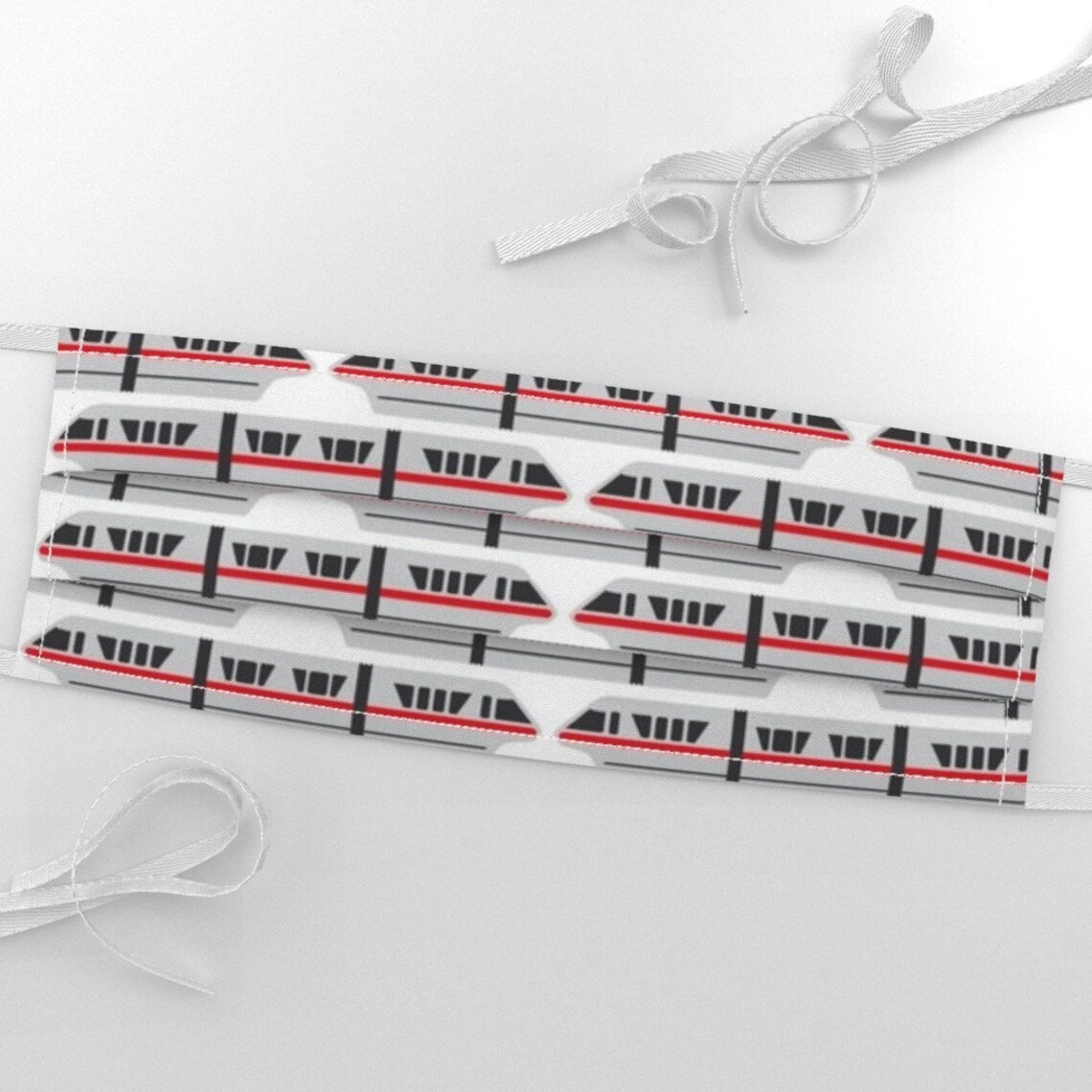 Shuttle Transit Fabric Monorail Red by Thewookieeworkshop | Etsy