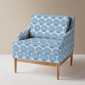 Summer Seashells Upholstery Fabric- Clams by Vivdesign - Coastal Beach ...