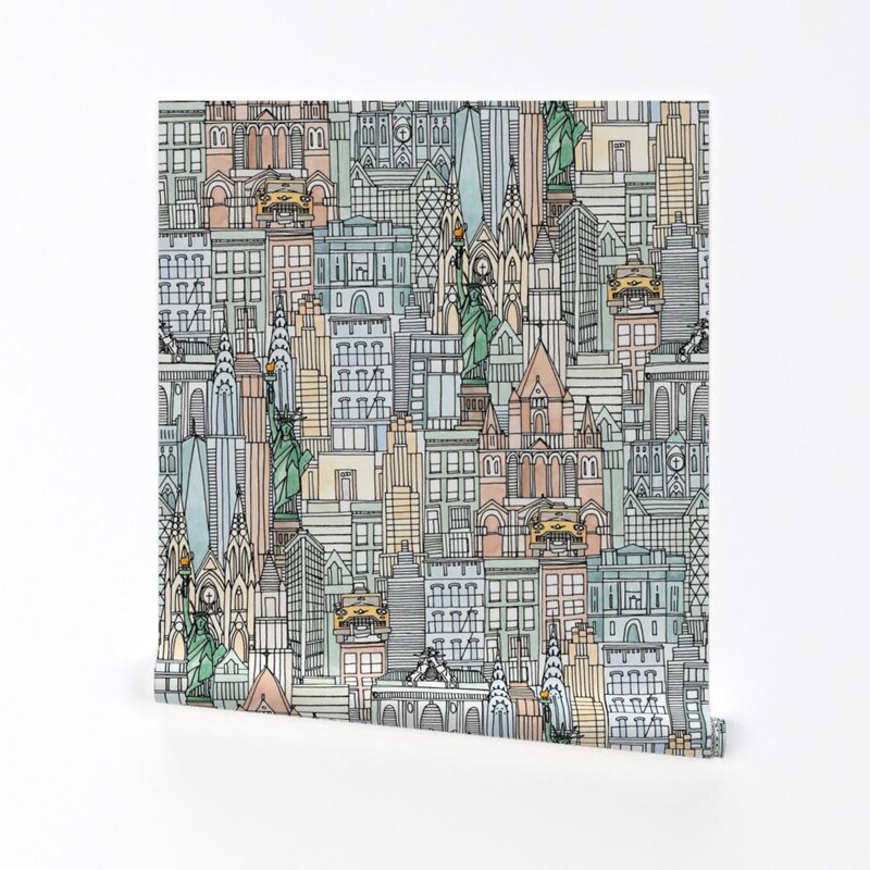 New York Wallpaper - Etsy