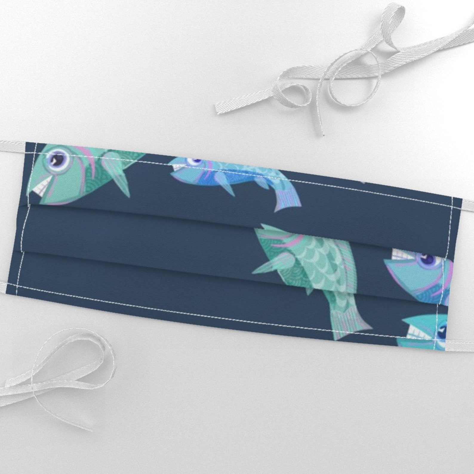 Sardines Fabric Little Sardines by Abbieuproot Fish | Etsy