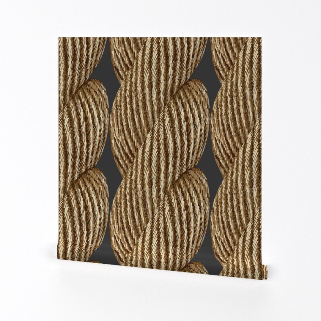 Nautical Rope Wallpaper Padstow by Littlegemstudio Knots Sailing ...