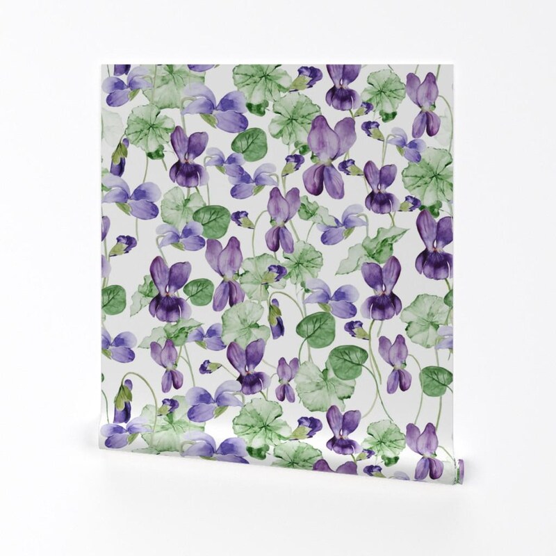 Violet Flower Decal - Etsy