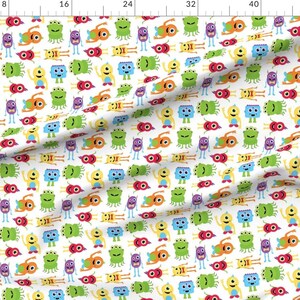 Monster Fabric Cute Little Monsters by Jannasalak Monster Kids Children ...