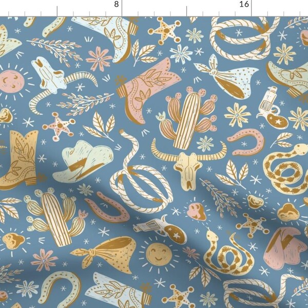 Super Bloom Cactus Fabric Rain the California Superbloom by Vo Aka ...