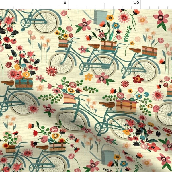Bicycle Fabric - Etsy