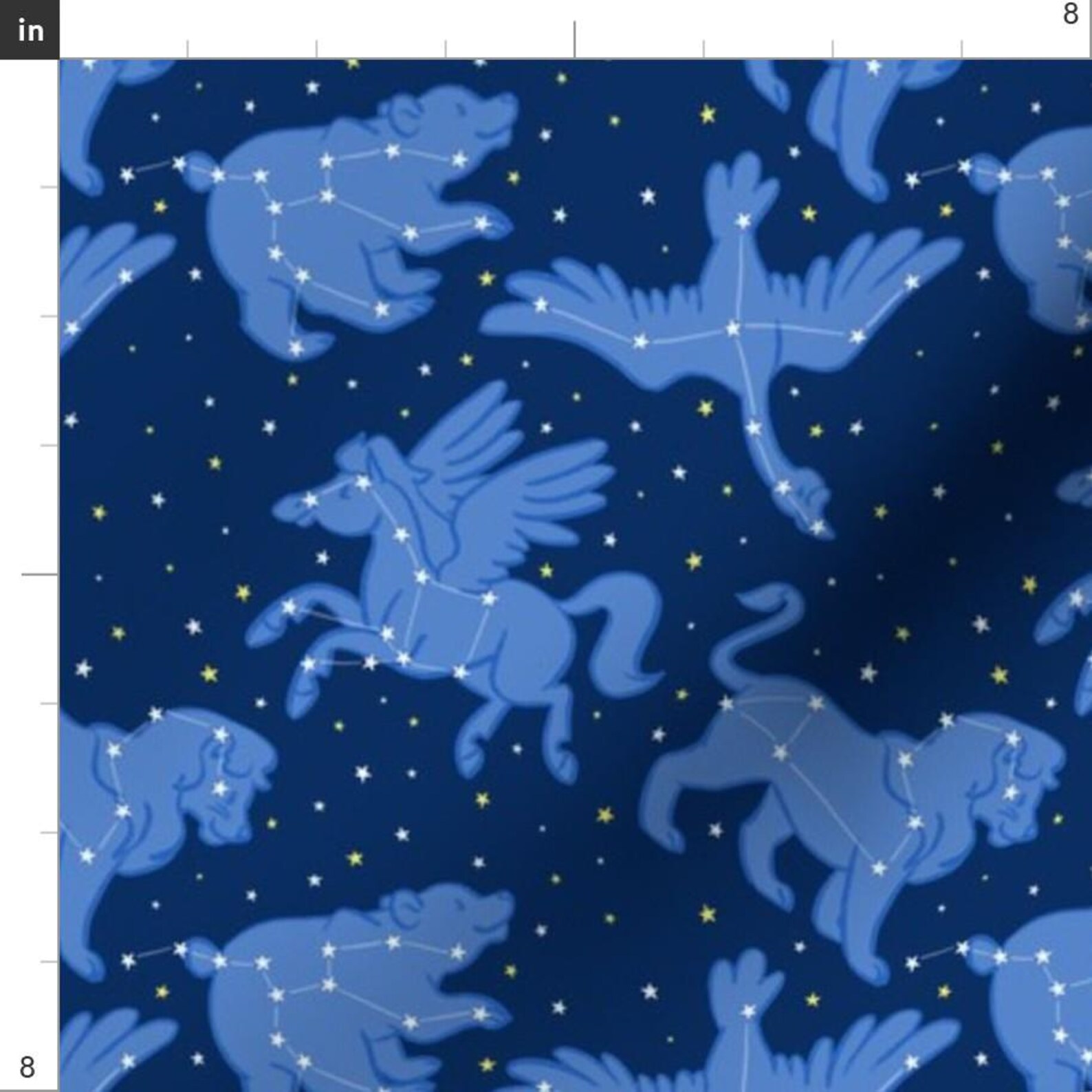 Constellation Fabric - Constellations by Laowti - Constellation Stars ...