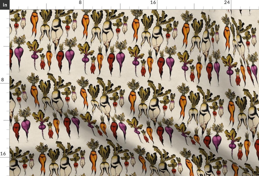 Vegetable Fabric - Don't Forget Your Roots by Cecilia_granata - Funny ...