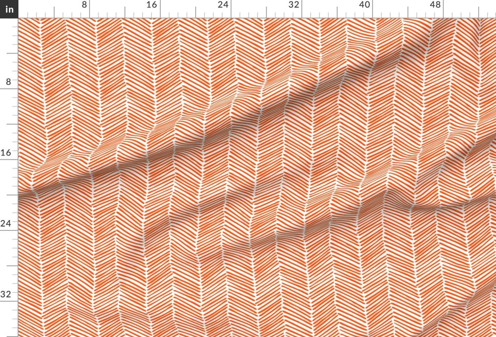 Arrows Fabric - Freeform Arrows Large in Persimmon by Domesticate ...