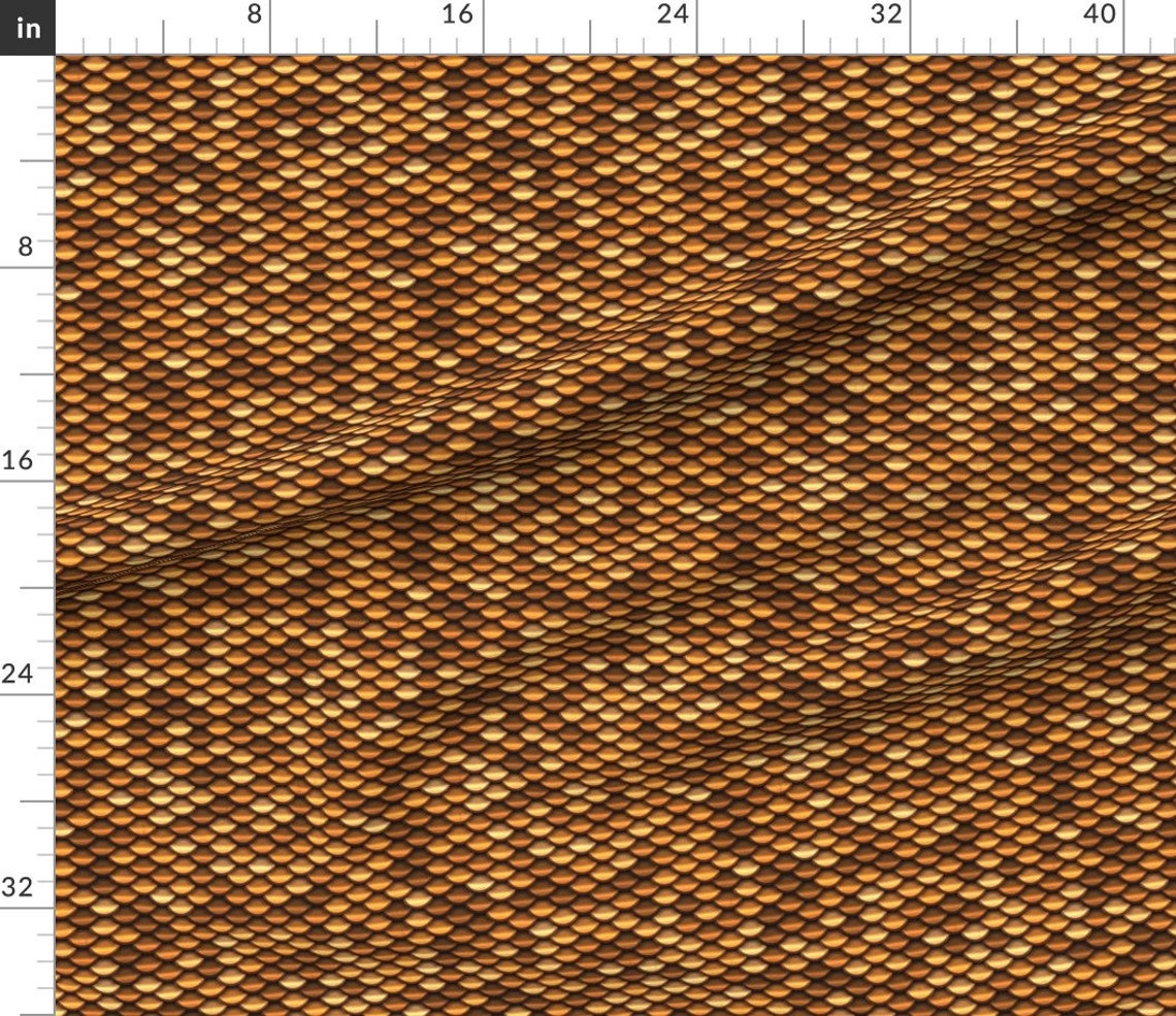 Medieval Armor Fabric Scale Armour Gold Brass Copper by | Etsy