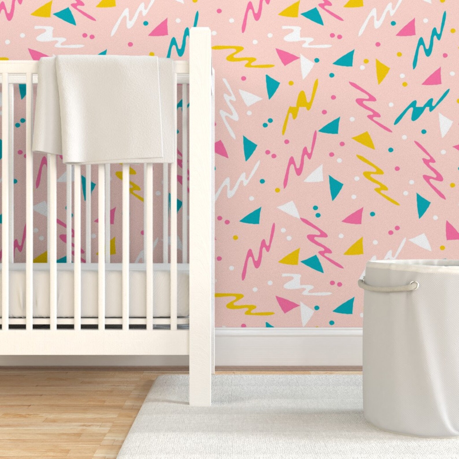 Retro Geo Wallpaper 90s Retro Rad 80s 90s by Andrea Lauren - Etsy