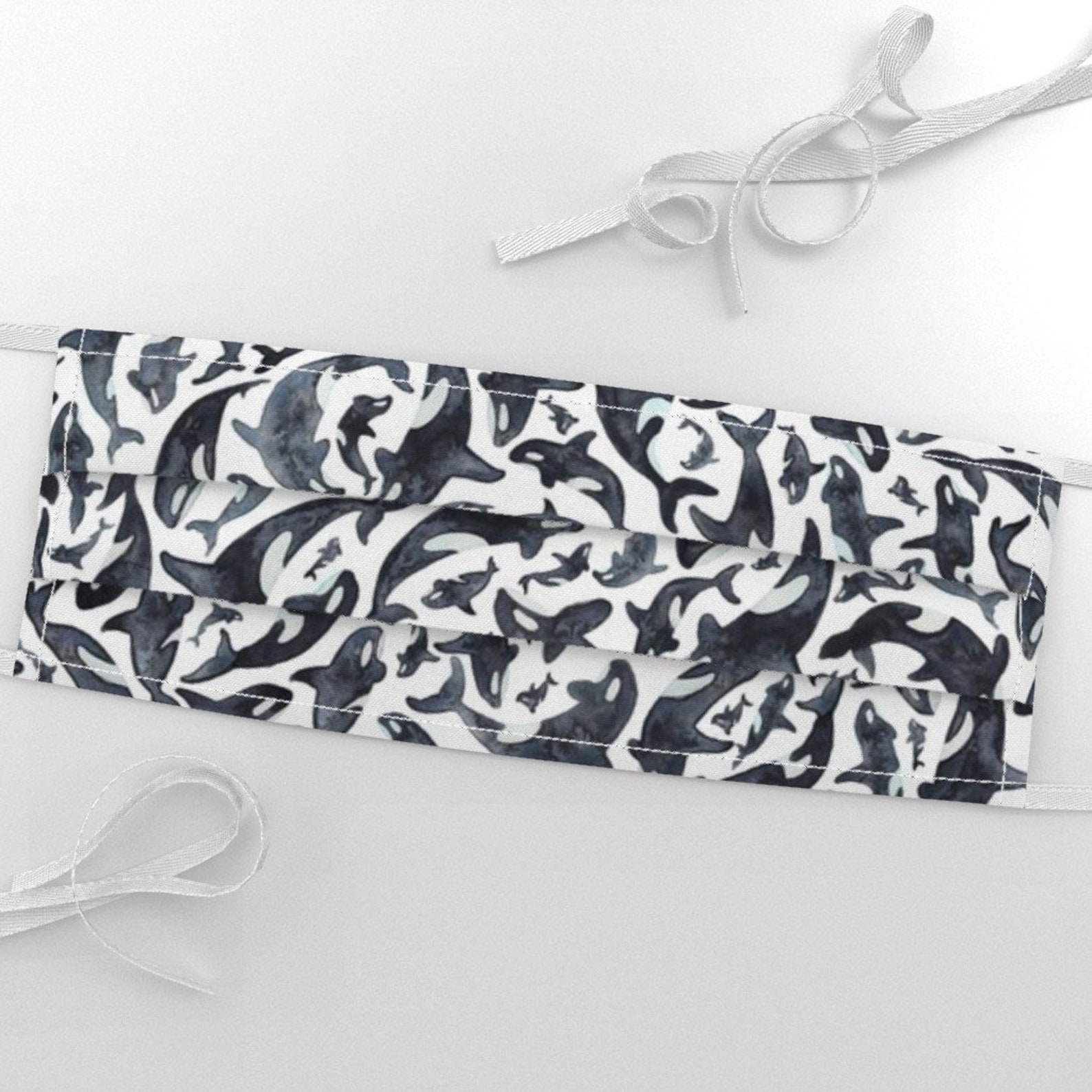 Orca Fabric Orca Killer Whale Pattern by Elena O'neill | Etsy