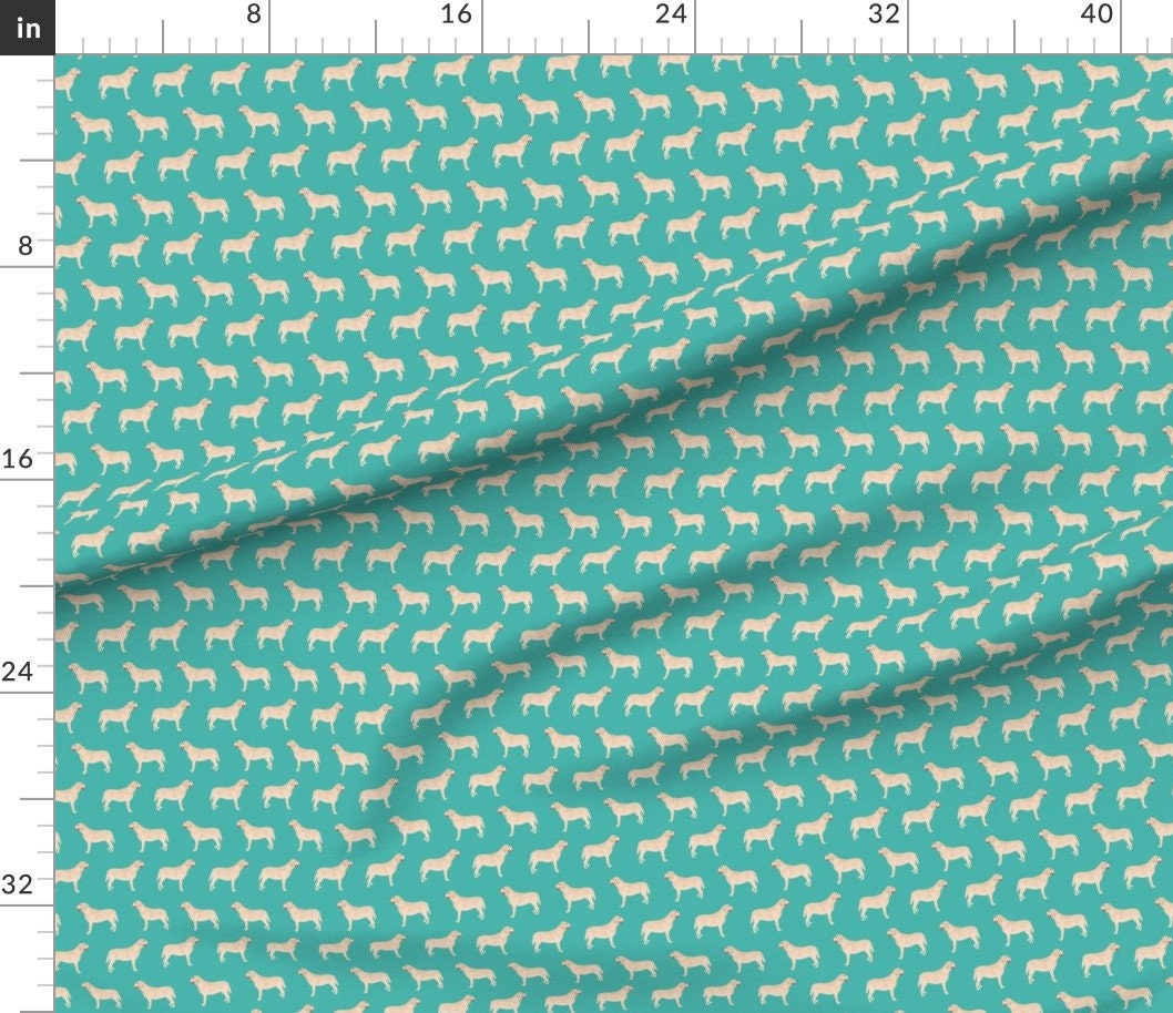 Yellow Labrador Dog Fabric Labrador Yellow Fabric by - Etsy