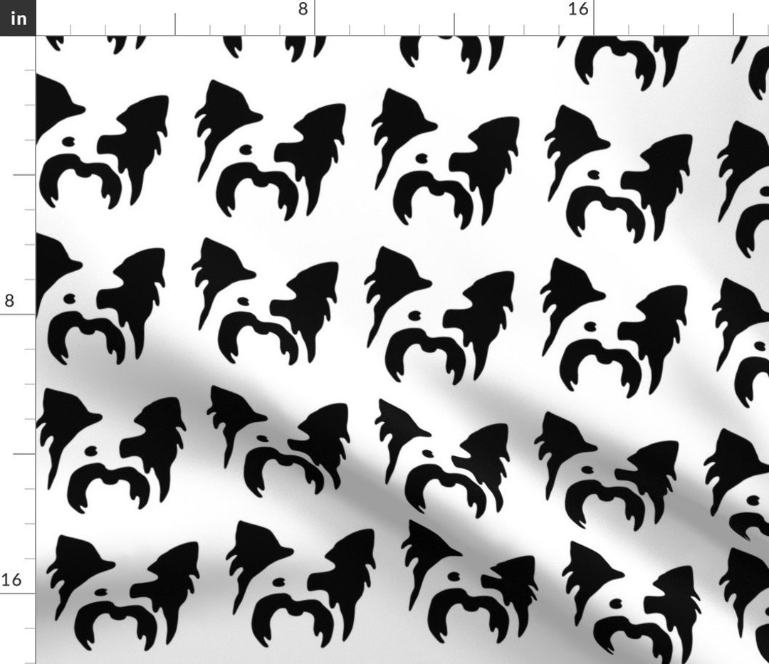 Yorkie Fabric Dog Yorkshire Terrier Small in A Row by Mariafaithgarcia ...