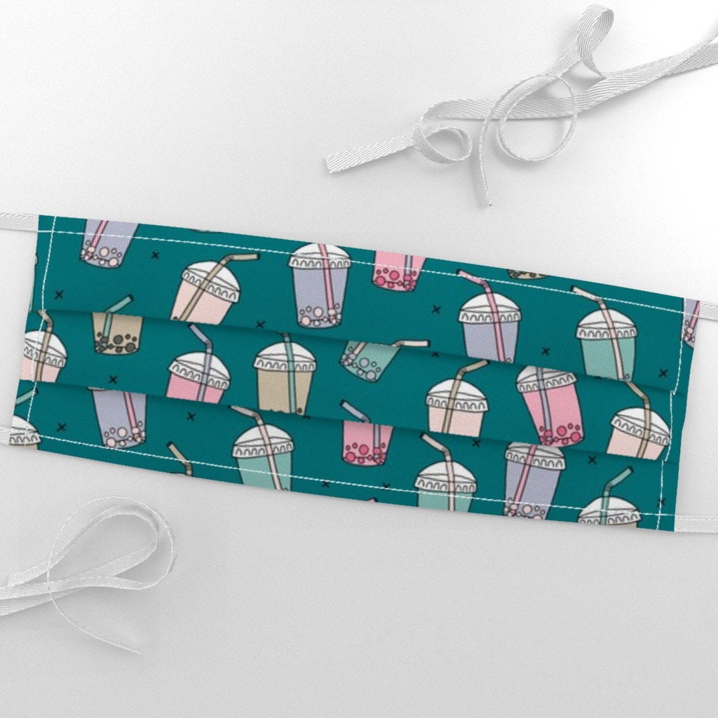 Boba Tea Bubble Fabric Cool Celebration Bubble Tea to Go - Etsy